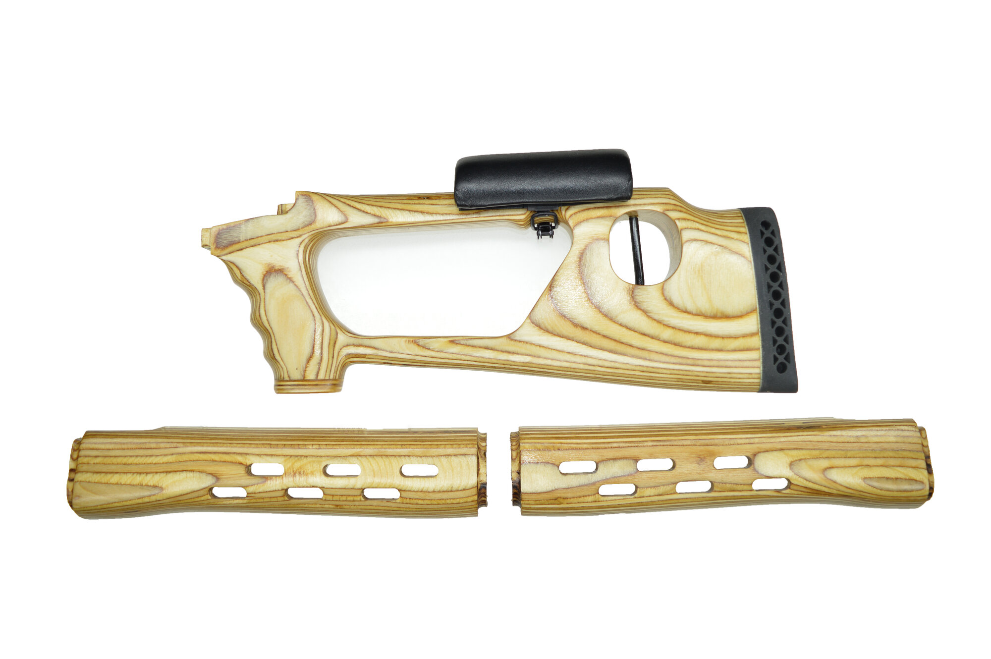 Комплект приклад и цевьё для охотничьего карабина Тигр ижмаш, бежевый, влагозащитный, длина 330мм, с подушкой ИП 1312-9