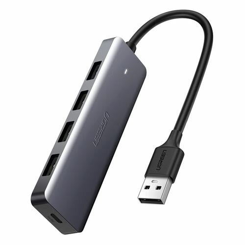 Хаб (разветвитель) UGREEN CM219, черный [50985]