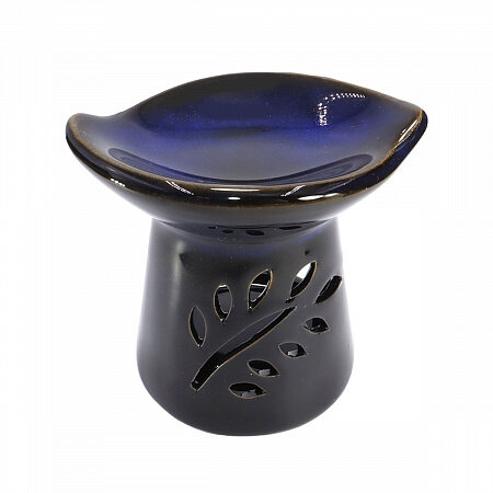 Аромалампа ветка CZ04-BU, цвет синий (керамика, высота 9 см.), 1 шт.