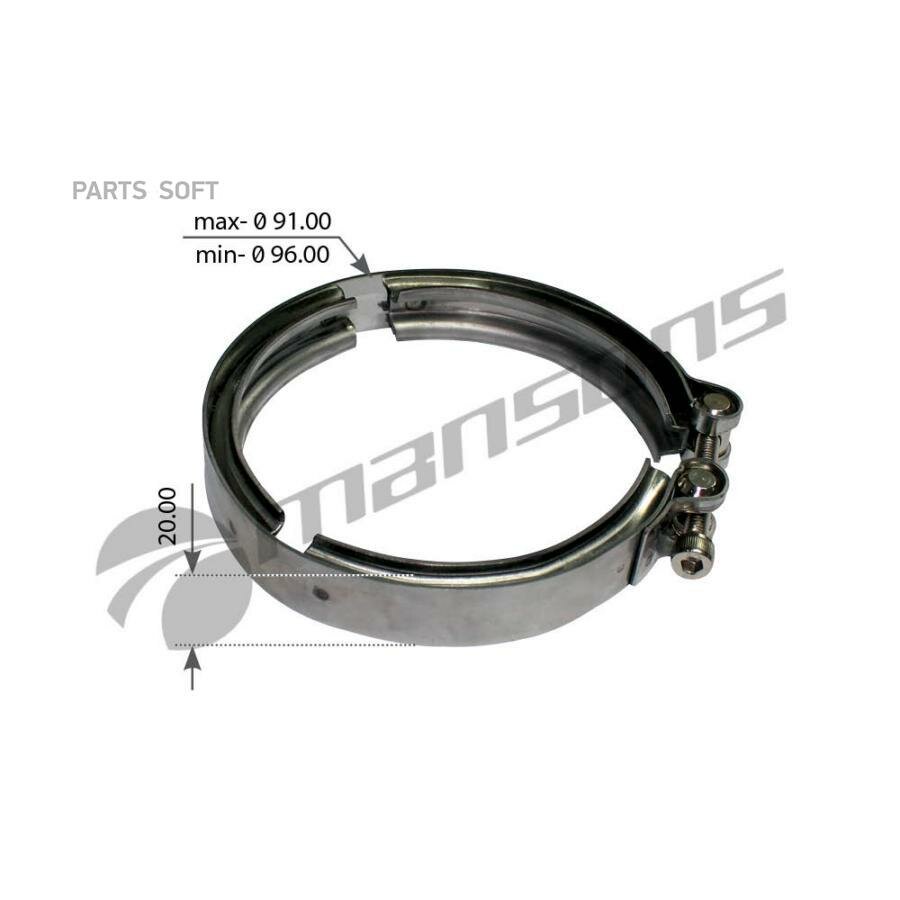 900610 MANSONS хомут [D=96 d=91 h=20]