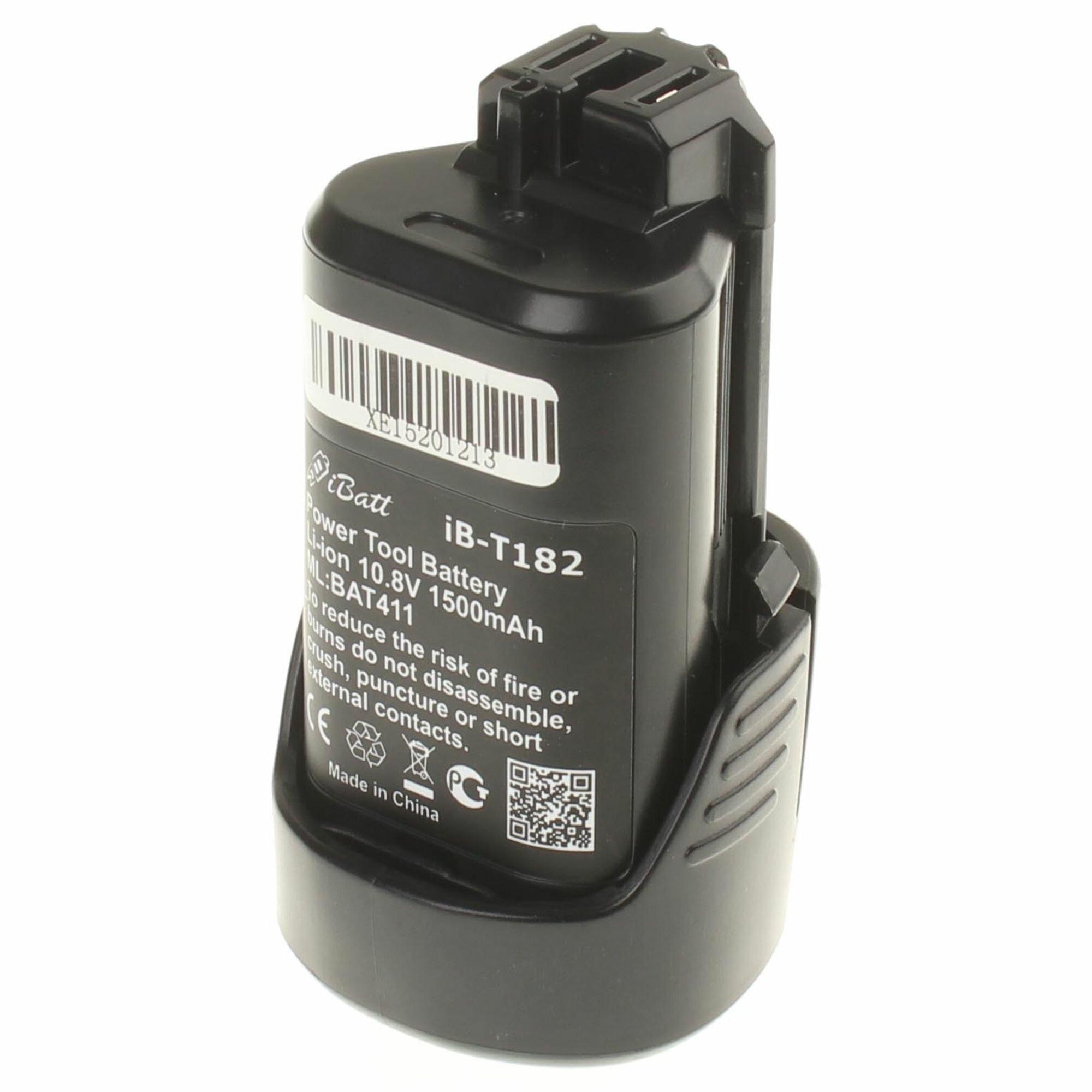 Аккумуляторная батарея iBatt iB-A1-T182 1500mAh для шуруповертов Bosch 2607336014, BAT411, 2607336013, 2607336027, 2607336333, 2607336863, 2607336864