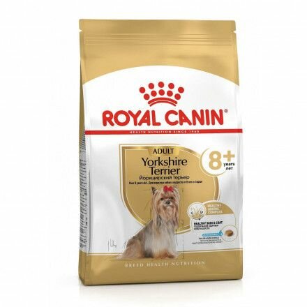 Royal Canin YORKSHIRE TERRIER ADULT 8+ сухой корм для собак породы Йоркширский терьер в возрасте от 8 лет, 1,5 кг