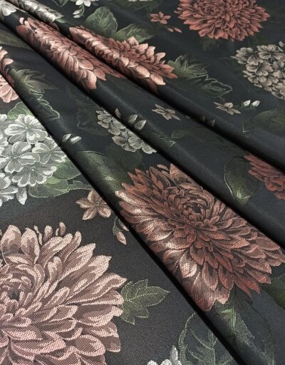 Ткань для штор 280*100см Камелия цвет 4, жаккард