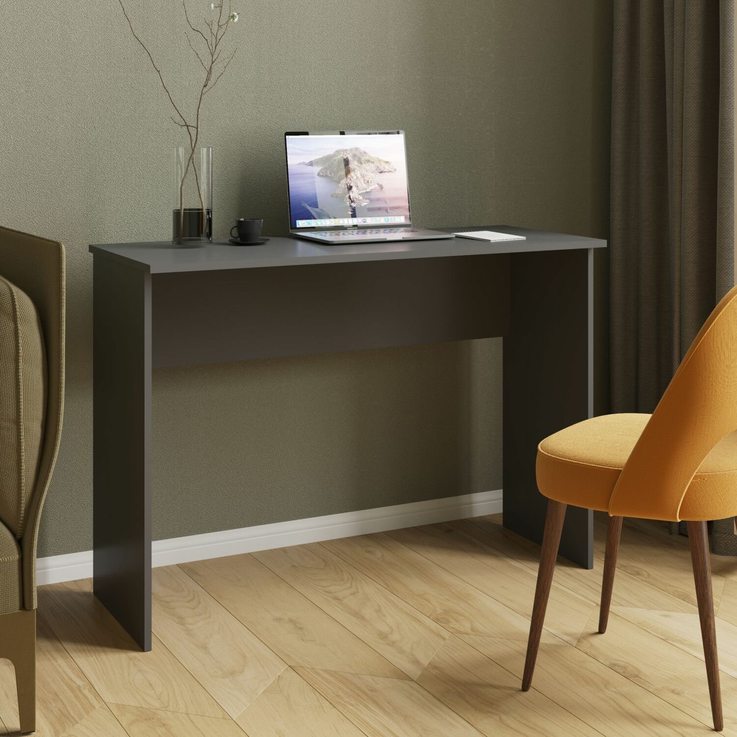 Стол письменный Мори МСП 1200.1 Графит