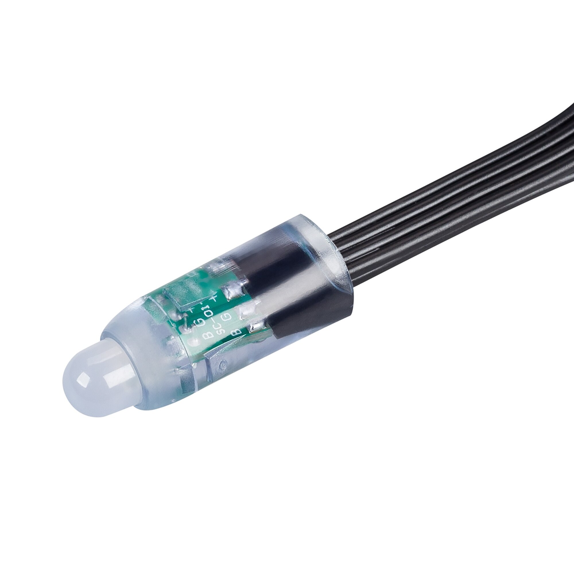 042970 Модуль герметичный ARL-UVR-D12 5V RGB (0.3W, IP67, 90 deg) (Arlight, Пластик)