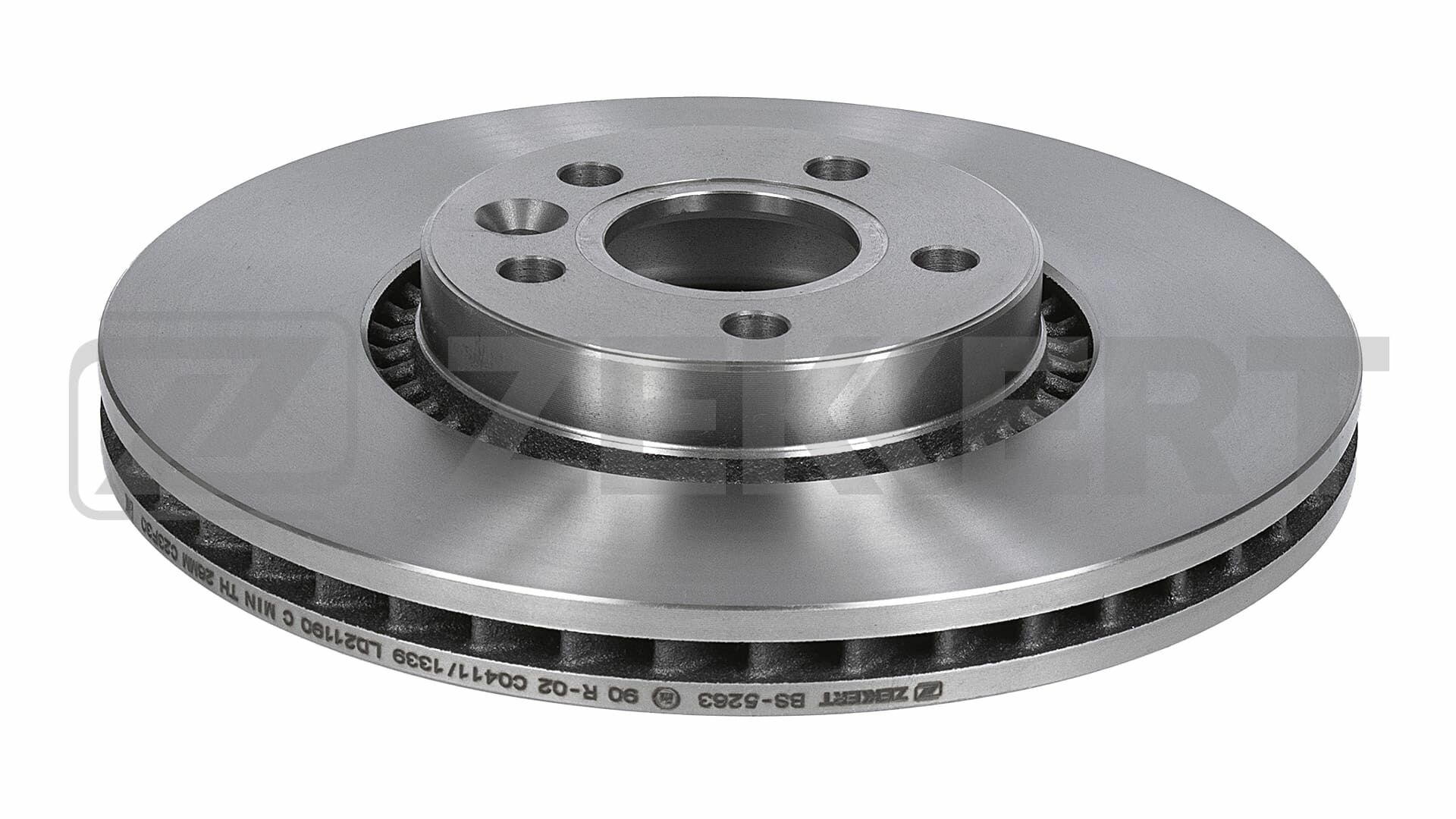 Диск тормозной передний для Ленд Ровер Фрилендер 2, Вольво S60 2, S80 2, Ван 2 BS-5263 ZEKKERT