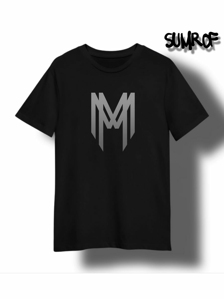 Футболка логотип с буквой м