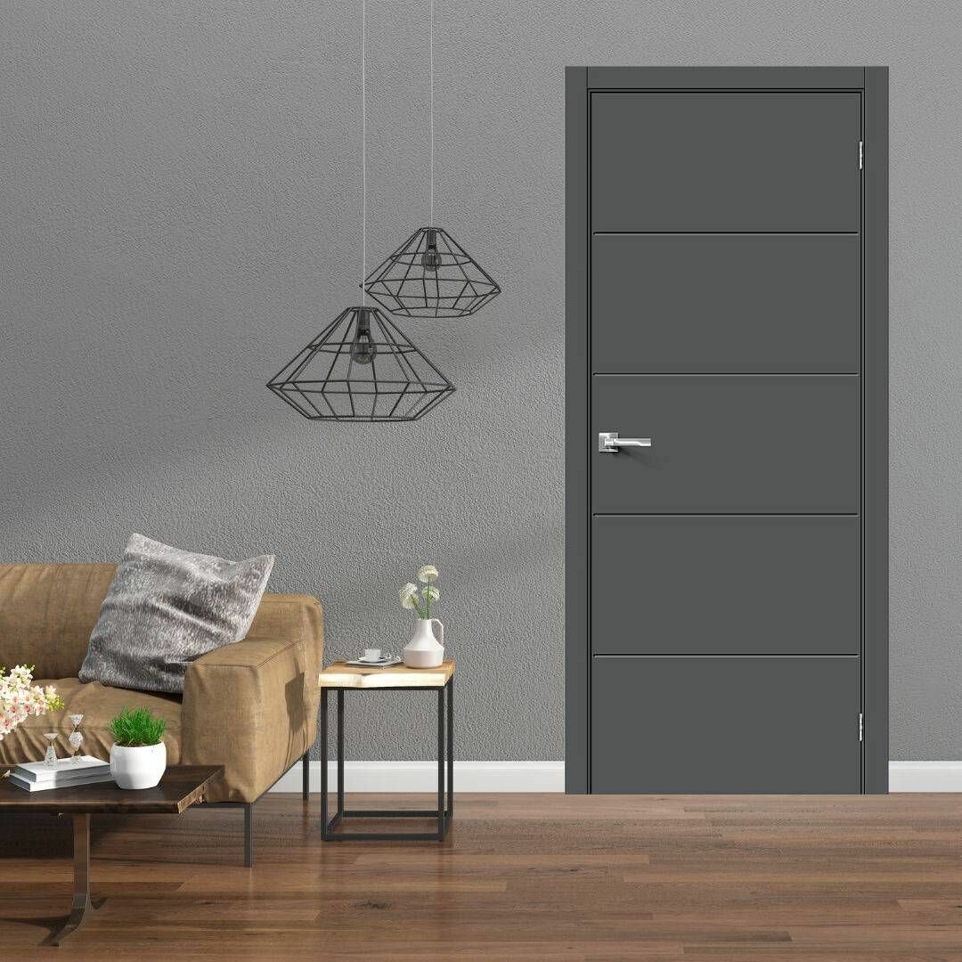 Межкомнатная дверь Граффити 2D Stormy 700х2000 глухая (комплект)