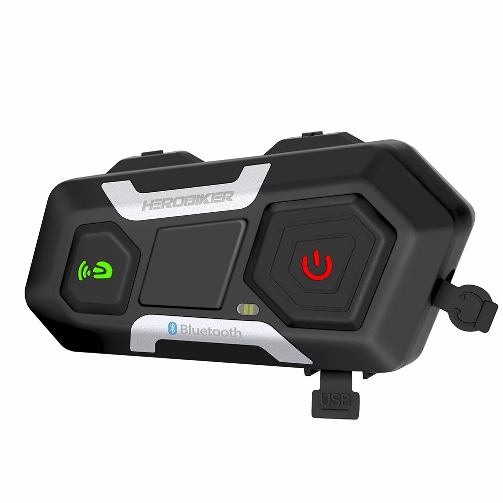 Мотогарнитура Bluetooth HERO-2S-1 Set, черная