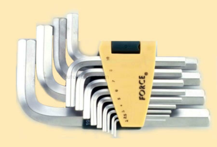 FORCE 5137 Набор ключей шестигранных 2-19мм Г-образных 13пр. F-5137 FORCE