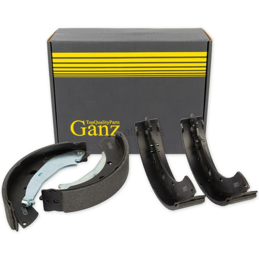 GANZ GIJ20004 Колодки барабанные VW Polo Sedan 2010-> /228x42mm GANZ GIJ20004