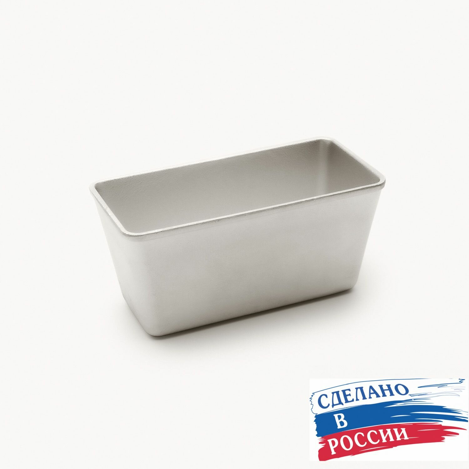 Форма для выпечки хлеба Л-10 21.5х10.5х10.5 см (литой алюминий, Россия)