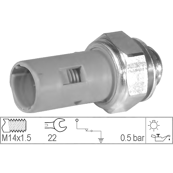 ERA 330630 (0910045 / 12636 / 1413) 330630 датчик давление масла Nissan (Ниссан) micra