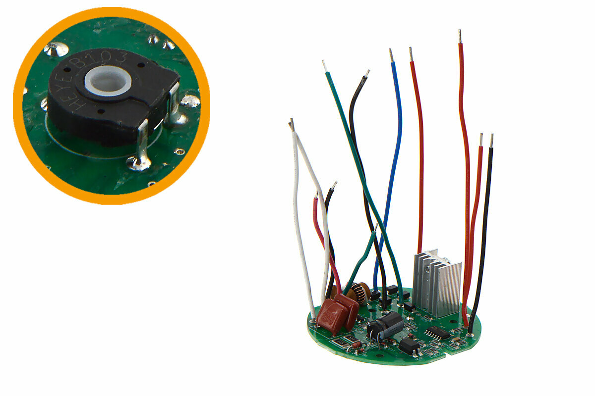 Блок электронный в сборе подходит для фена ИНТЕРСКОЛ ФЭ-2000Э