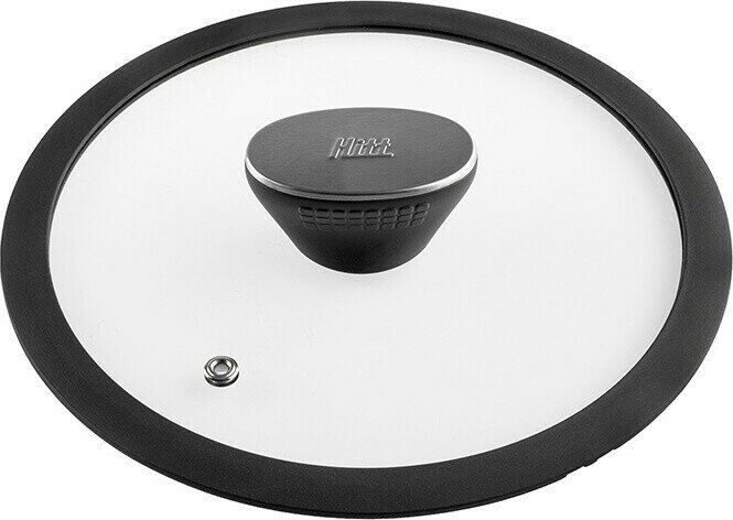 Крышка стеклянная HITT Cosmopolitan New York 24см с силик. ободом HС-NYL24