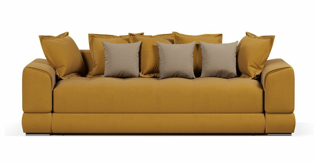 Диван-кровать Нордкиса (Nordkisa), Еврокнижка, 260х105х87 см, диван с ящиком для белья, мягкие подлокотники