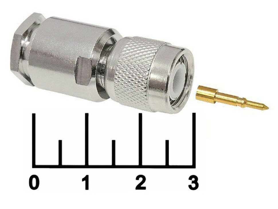 Разъем TNC штекер под пайку RG-213 (TNC-S213P)