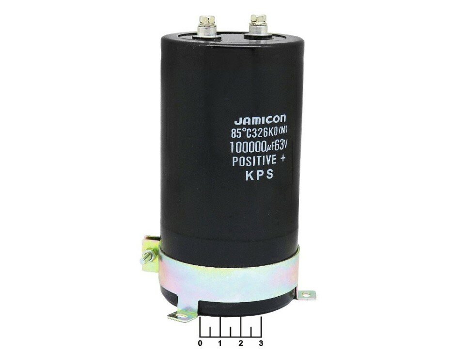 Конденсатор электролитический ECAP 100000 мкФ 63В 100000/63V 77144 85C (KPS)