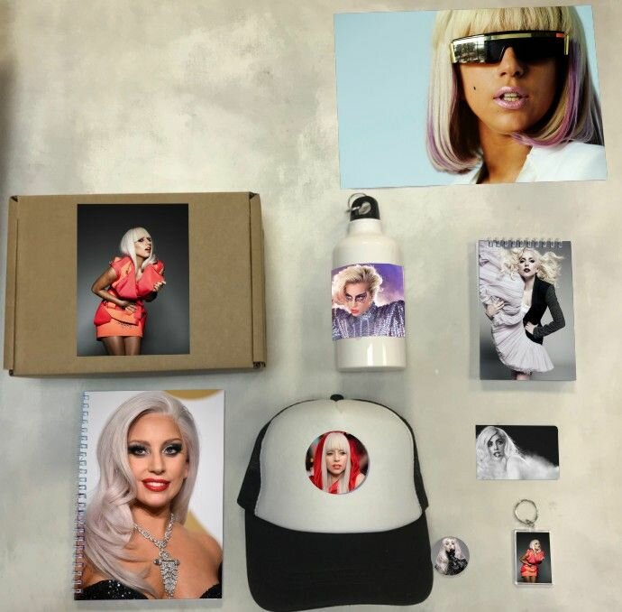 Бокс Леди Гага, Lady Gaga №2, Товары с вашими картинками