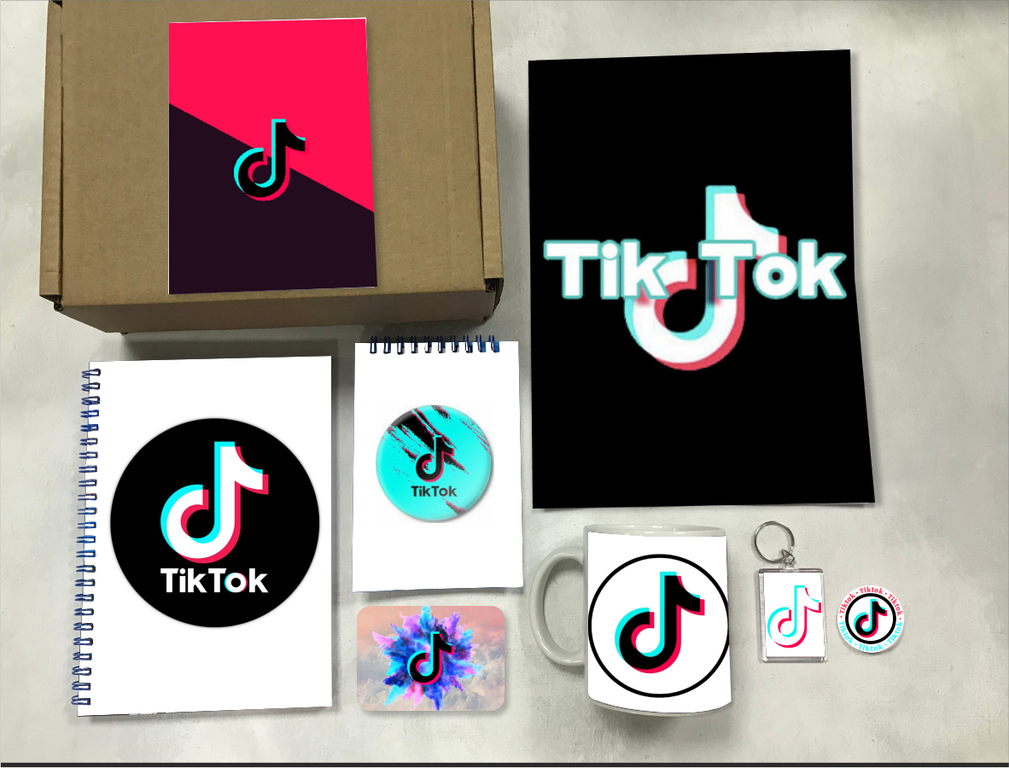 Бокс Tik-Tok, Тик-Ток №6, товары с нашими рандомными картинками