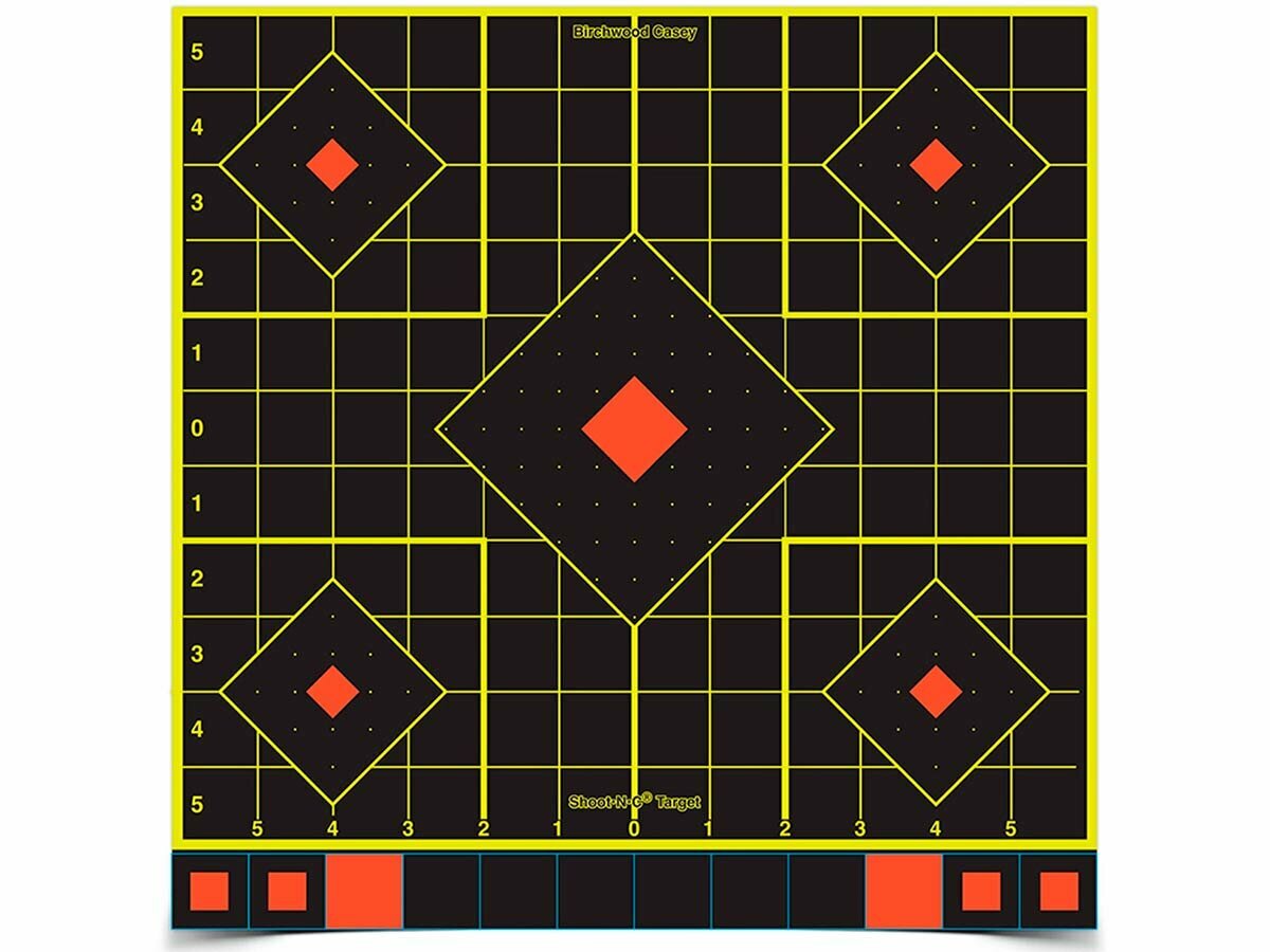 Мишень осыпающаяся Birchwood Shoot•N•C Sight-In Target 12″ 5шт. BC-34207