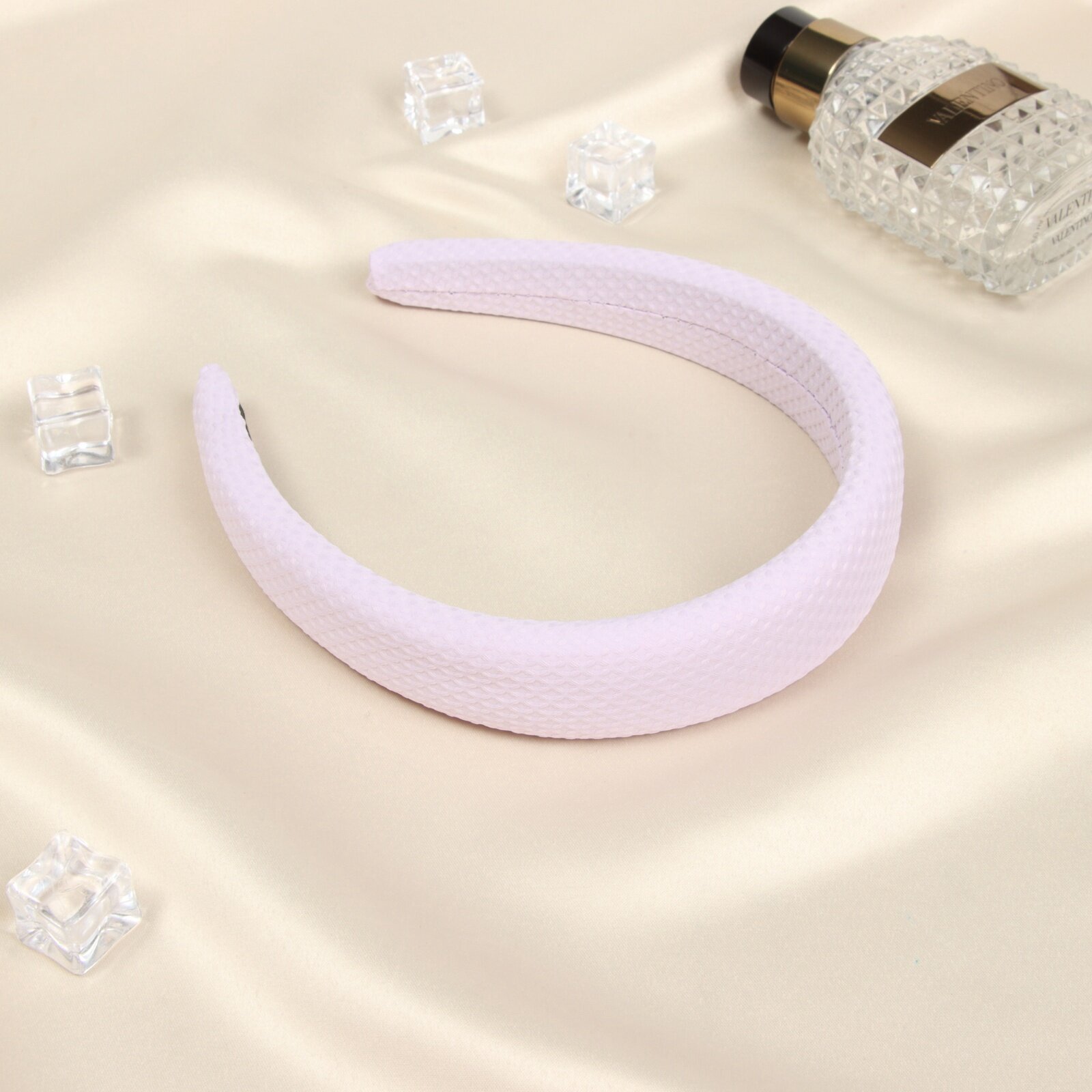 Ободок для волос "Жаннет" стиль орнамент, 3 см, розовый, 10692202