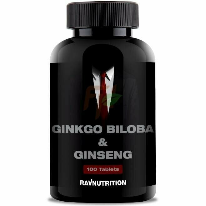 RAVNUTRITION Ginkgo Biloba & Ginseng (100таб)