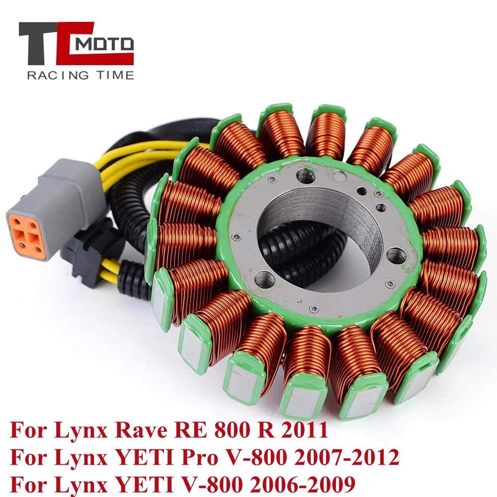 Мотоциклетный снегоход, генератор магнита, катушка статора для Lynx YETI Pro V-800 V800 2007 2008 2009 2010 2011 Rave RE 2012 R