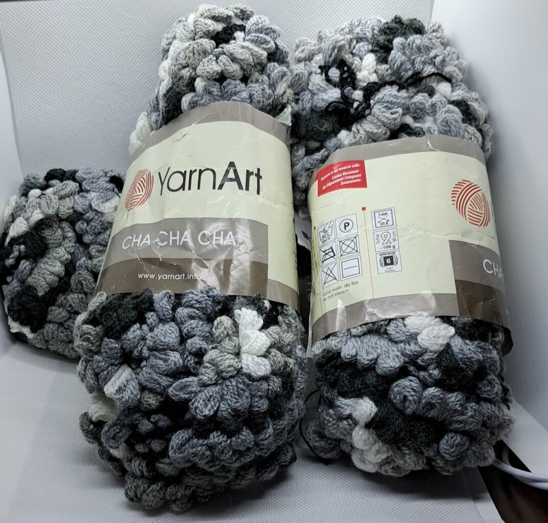 Фантазийная пряжа с петельками "Ча Ча Ча" №720 (3 мотка по 100 г.)