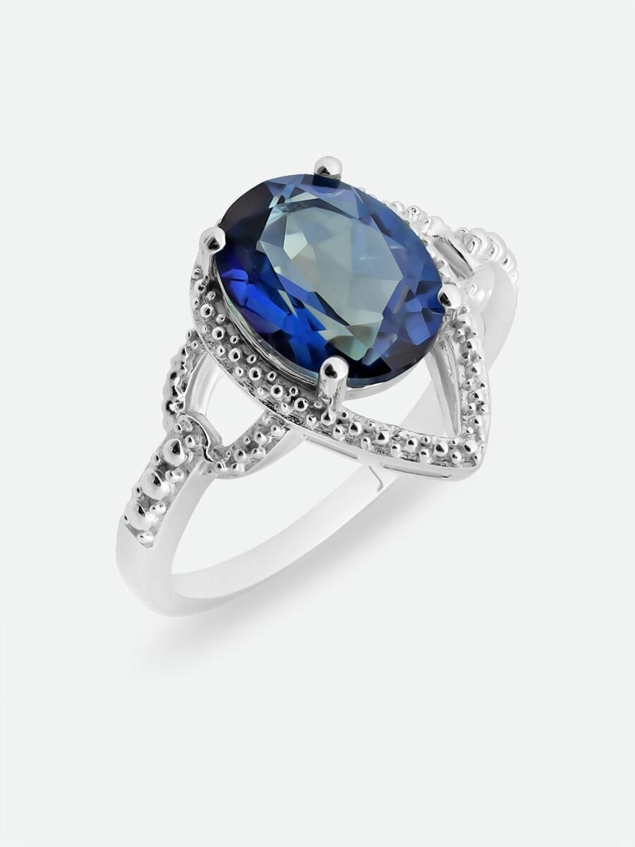 Кольцо тонкое Balex, серебро, 925 проба, родирование