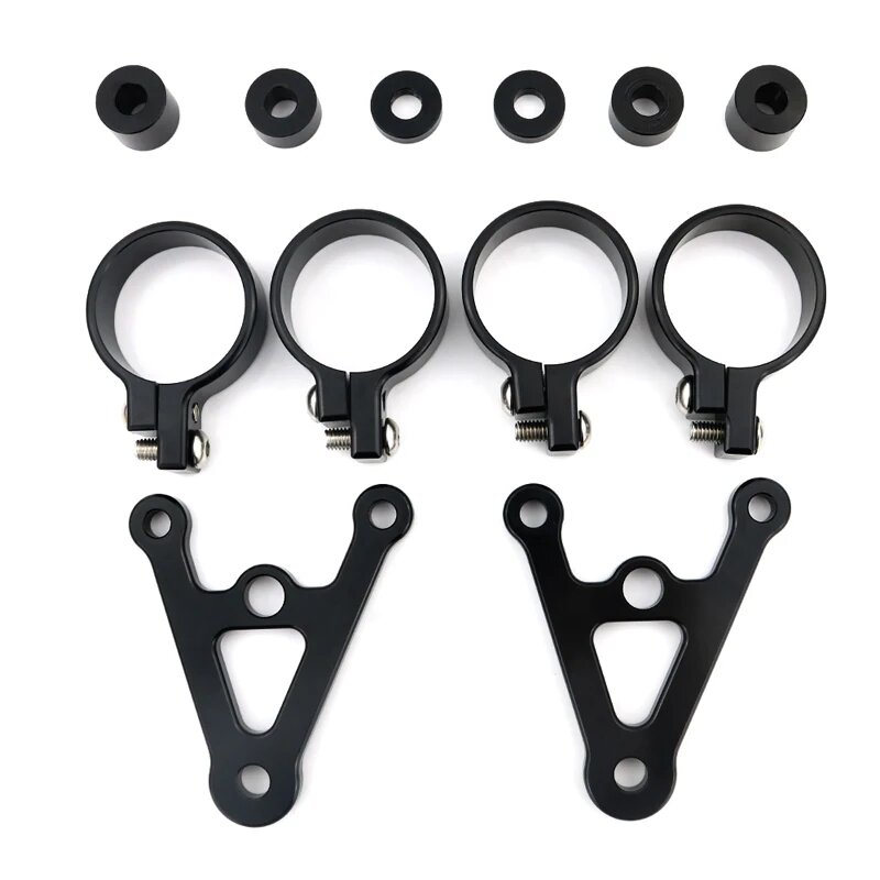 Крепление для передней вилки мотоцикла CNC кронштейн для передней фары Алюминиевый черный 42 мм Подходит для BMW K100 K75