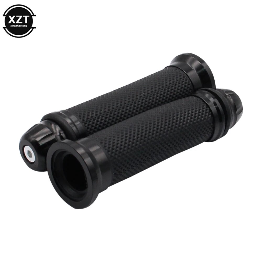 Мото грипсы XZT черные, 22/24 мм