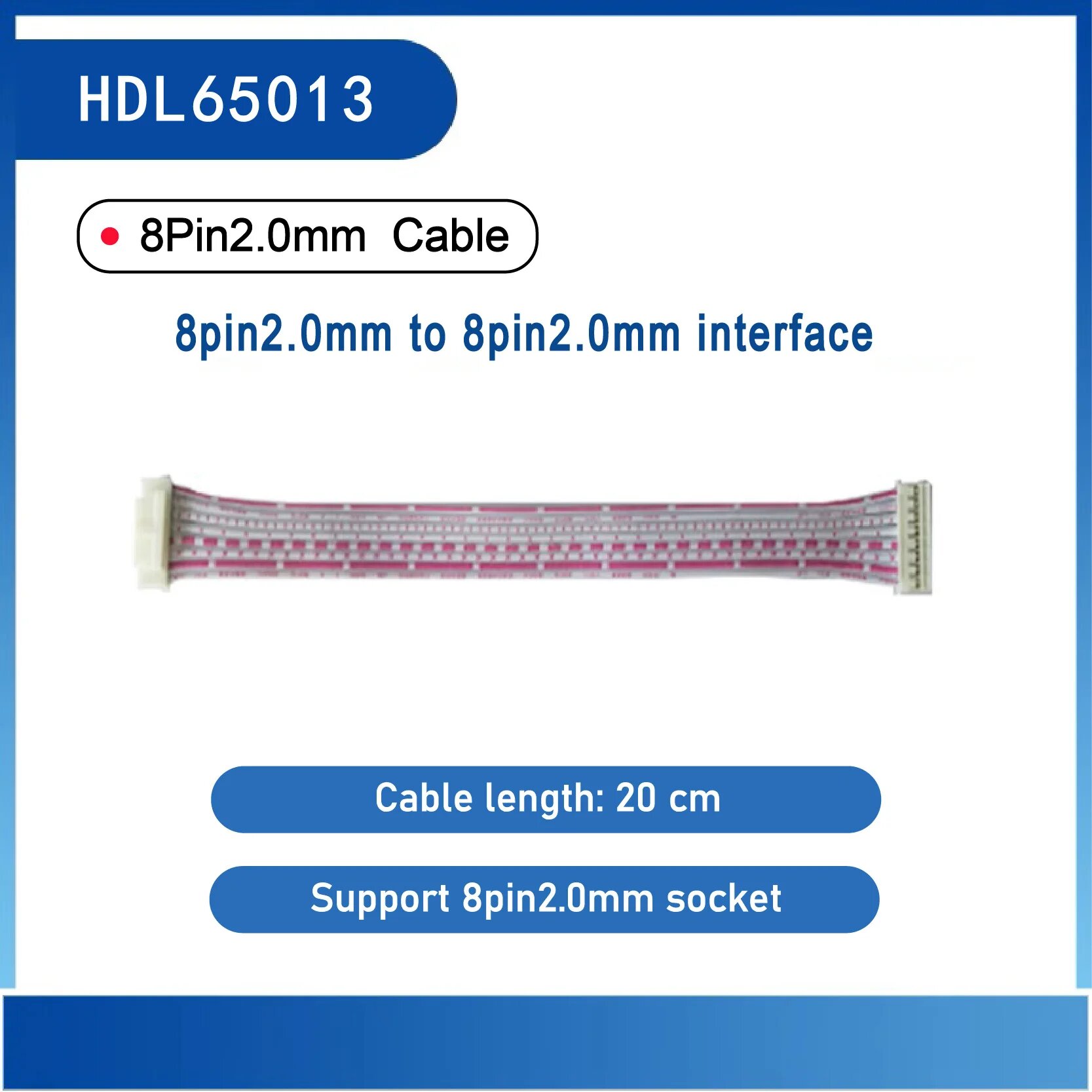 DWIN TFT LCD сенсорная панель для 10/8-контактного интерфейса 8Pin HDL65013