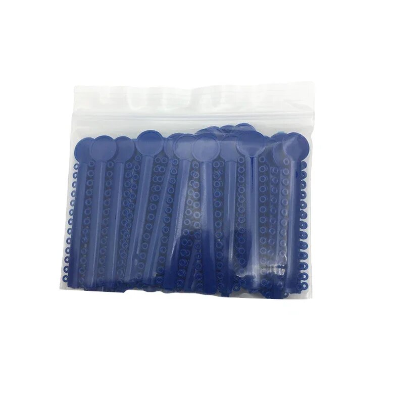 Ортодонтические резинки yenzck, 40 цветов, 40 шт. No.13 Blue