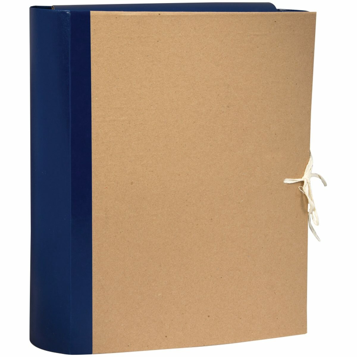 Папка архивная с завязками OfficeSpace (А4, корешок 70мм, 4 завязки, крафт/бумвинил) красная (255993)