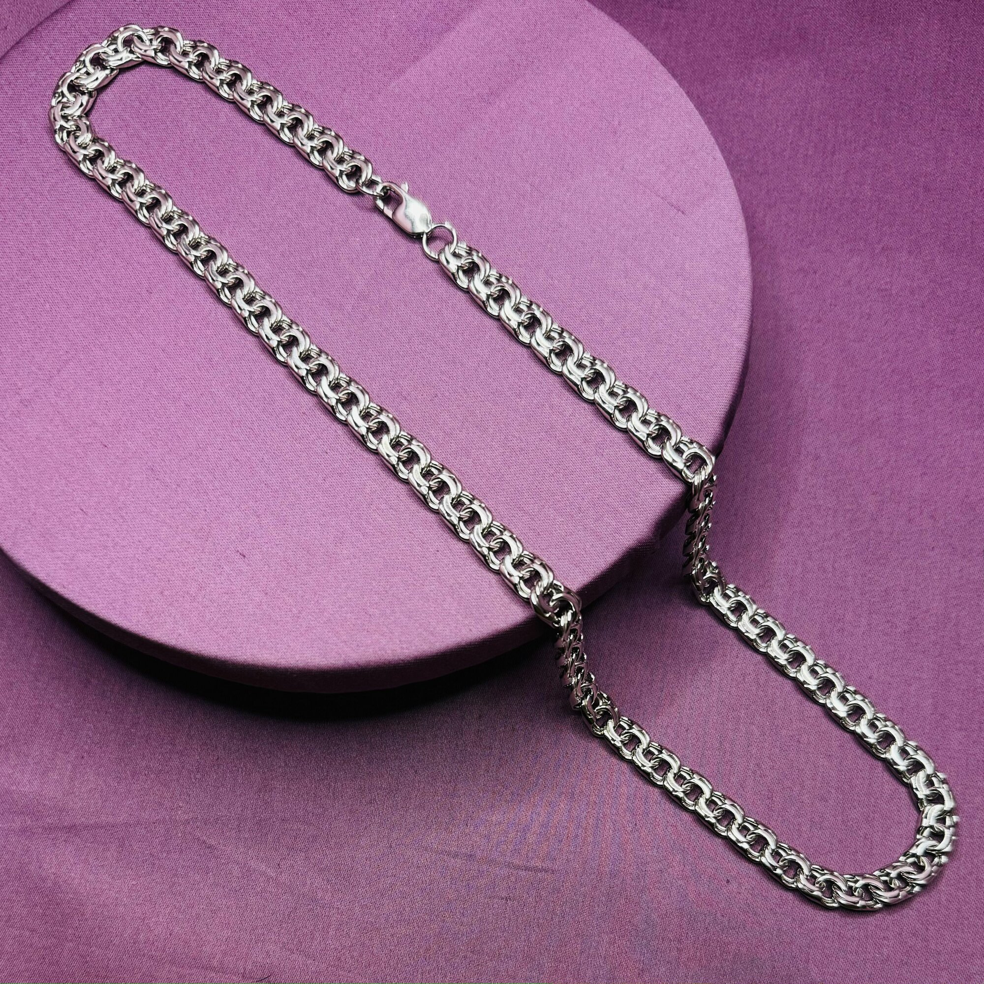 Цепь серебро, 925 проба, родирование