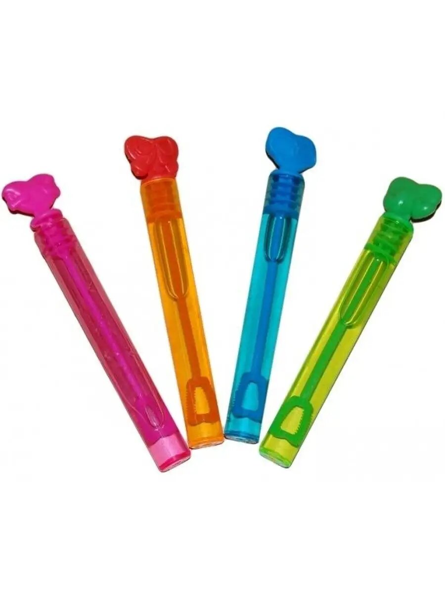 Мыльные пузыри гелевые нелопающиеся, набор 4 шт.