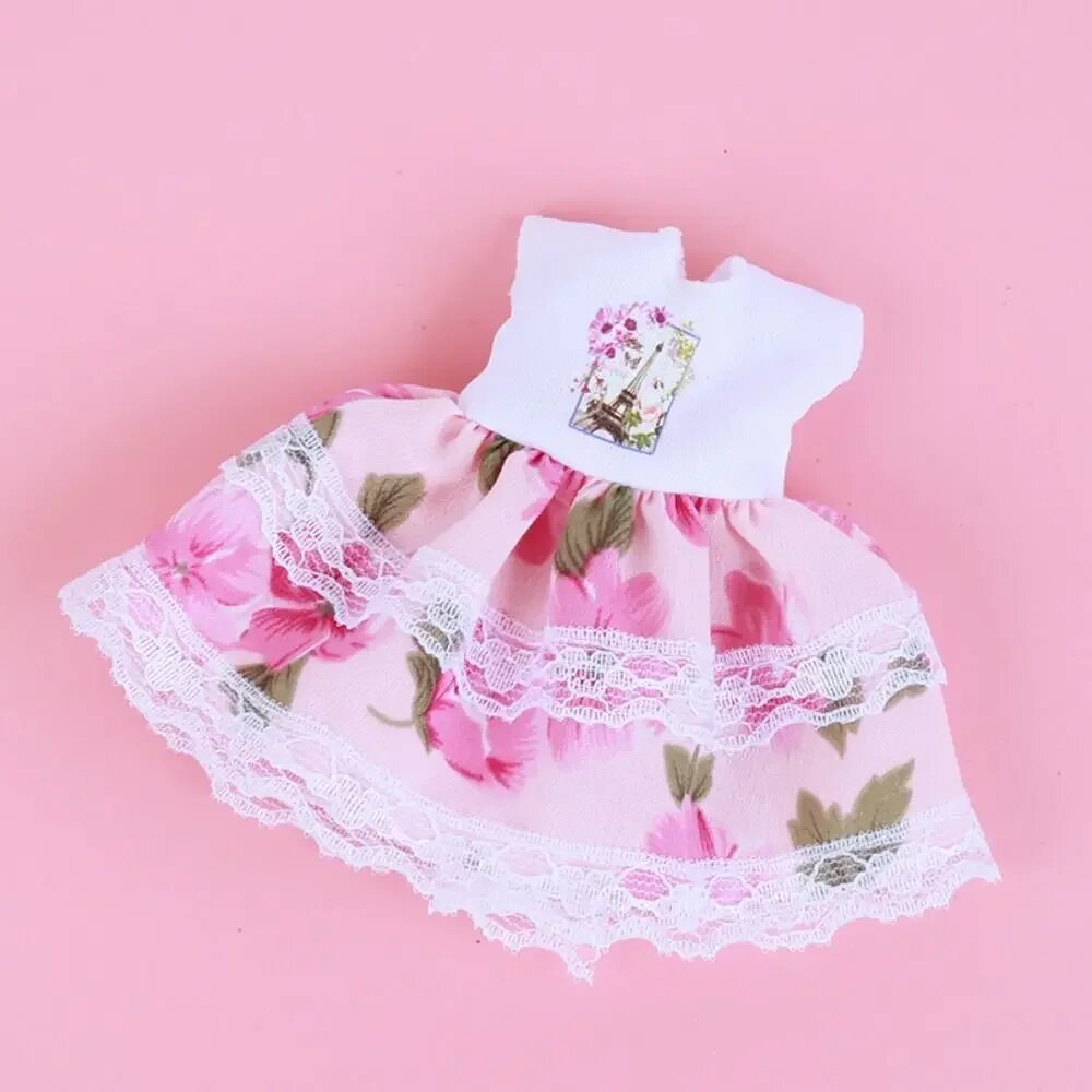 Одежда для куклы 16 ~ 17 см, костюм с юбкой высокого качества 1/8 BJD, модная одежда для куклы, костюм с юбкой, лучший подарок для детей, игрушки «сделай сам» для девочек — фото 1
