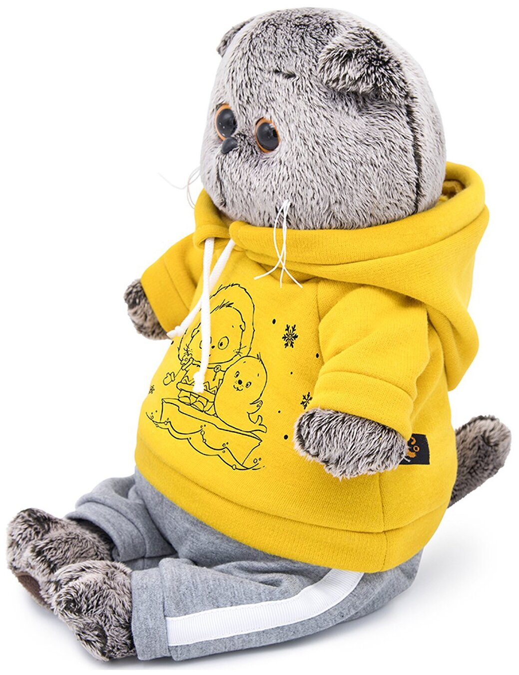 Budi Basa Мягкая Игрушка Кот Басик в спортивном костюме (19см, в подарочной коробке) Ks19-097