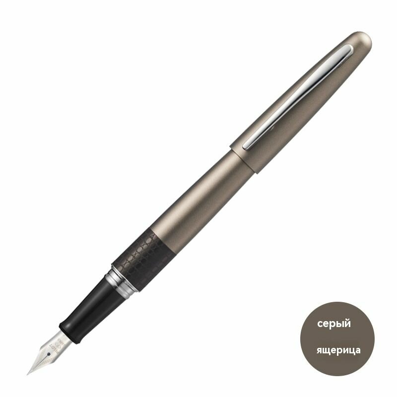 Японская перьевая ручка PILOT Animal Series 88G высокого класса, M-образный наконечник около 0,7 мм, Серая ящерица