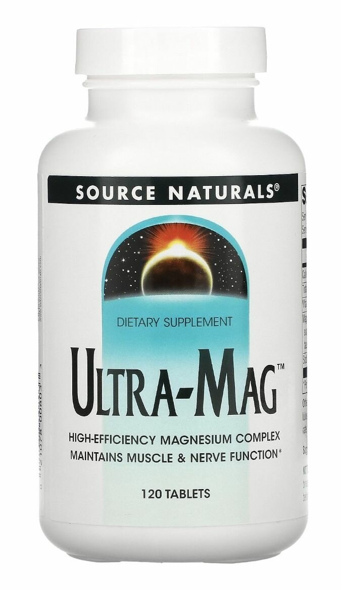 Ультра-Маг магний комплекс, Ultra-Mag Magnesium complex, 120 таблеток