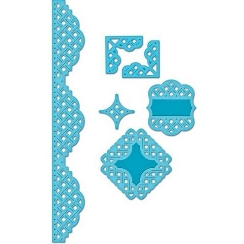 Набор ножей для вырубки Spellbinders Shapeabilities "Решетчатые узоры"