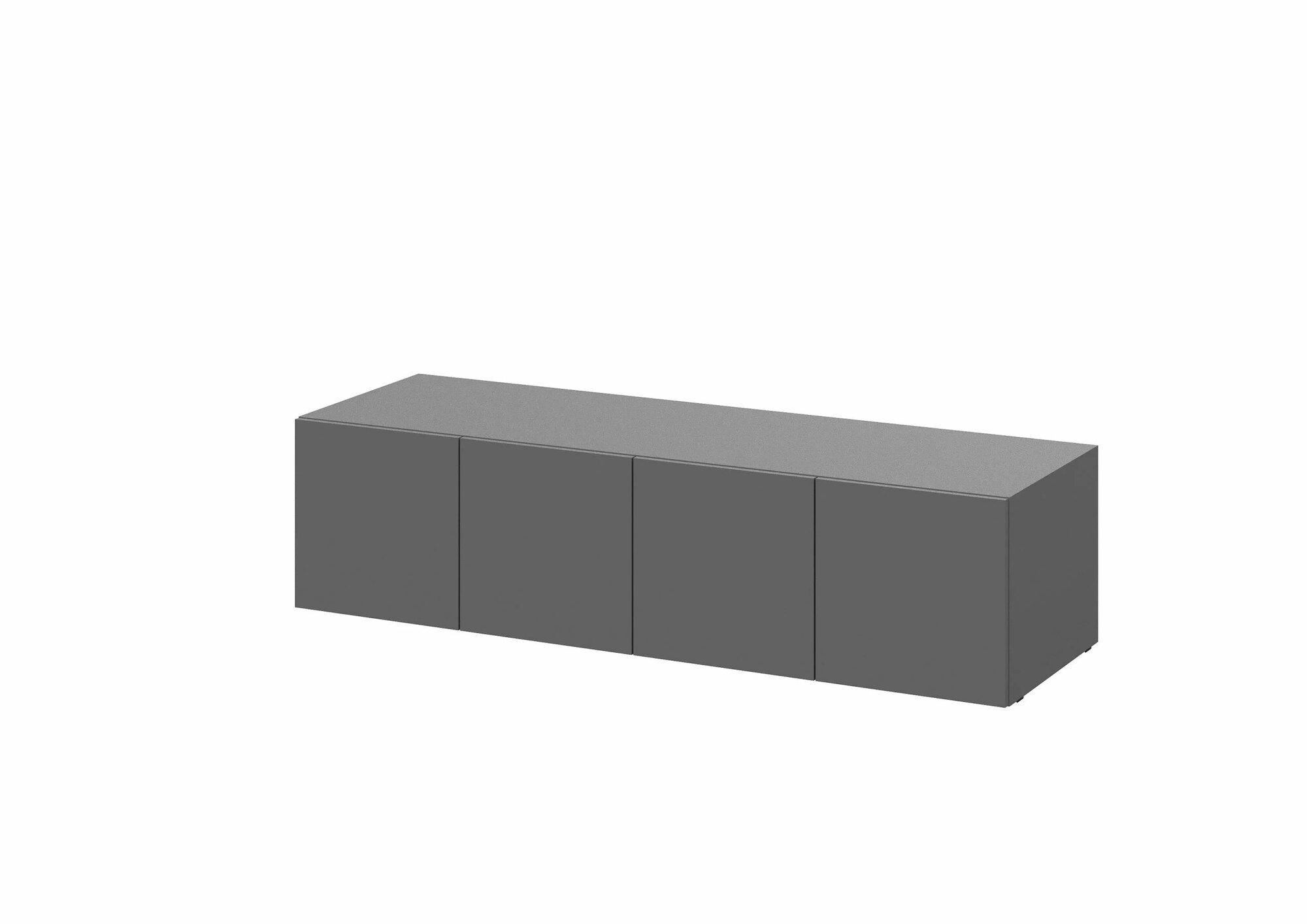 Антресоль Берген А-1600 серый графит/серый графит (Интерьер-центр)