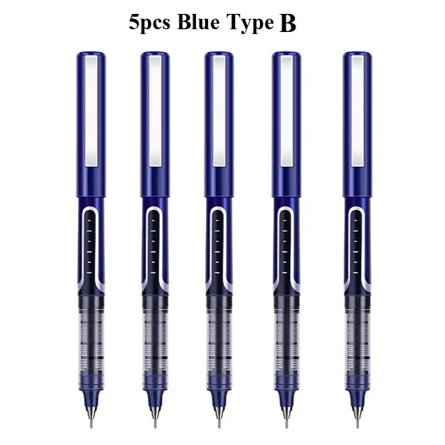 Гелевые ручки Deli, синий, 0,5 мм, 5 Blue Type B