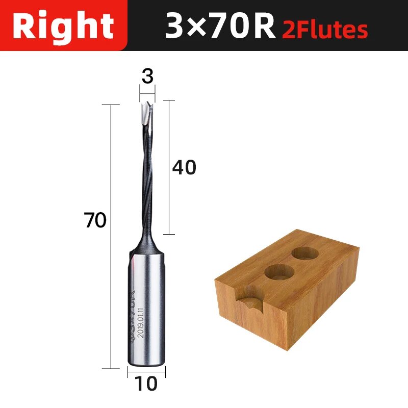 HUHAO Сверло по дереву Форстнер 10 мм 3-70R
