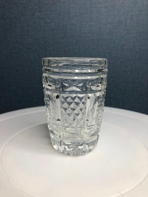 Стопка винтажная, з-д Красный гигант, СССР "бриллиант", 90мл, хрусталь