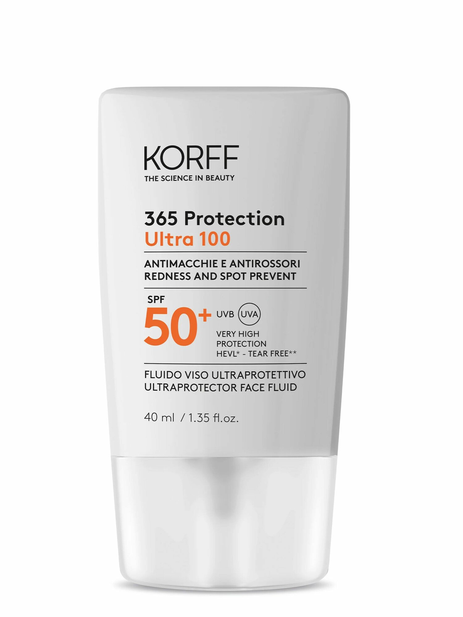 KORFF Солнцезащитный флюид для лица 365 Protection Ultra 100 Face Fluid SPF50+