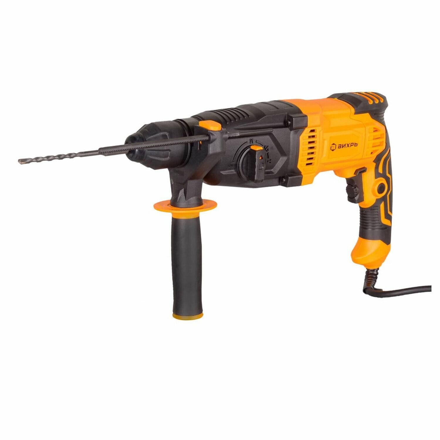 Перфоратор Вихрь сетевой, 1000 Вт, 1100 оборотов в минуту, 4900 ударов в минуту, патрон SDS PLUS