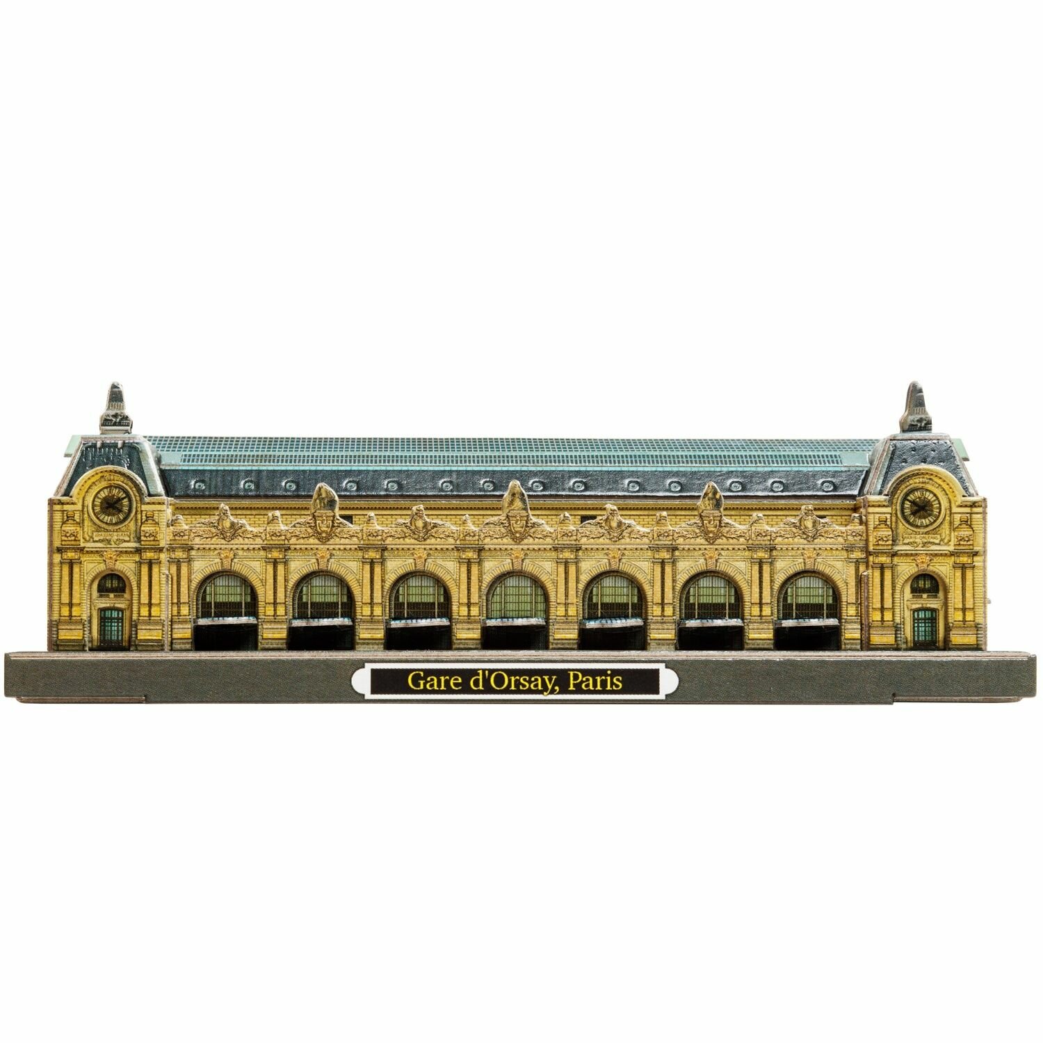 Сборная модель Умная Бумага "Музеи мира в миниатюре", Musee D'Orsay, картон, 46 деталей
