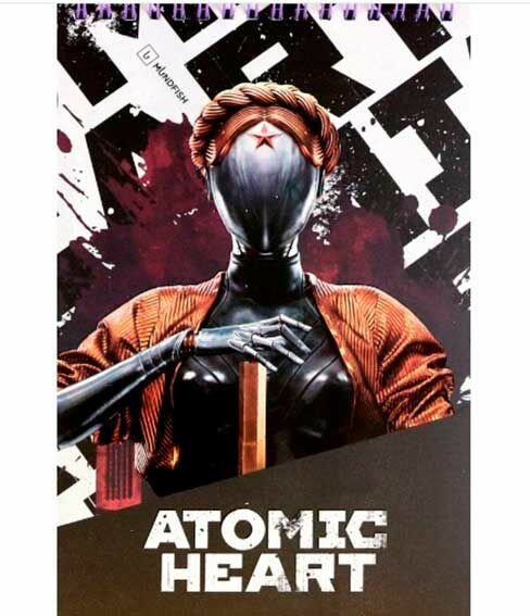 Блокнот для творчества Origami A5 Atomic Heart "Близняшка", cо стикерами (08532)